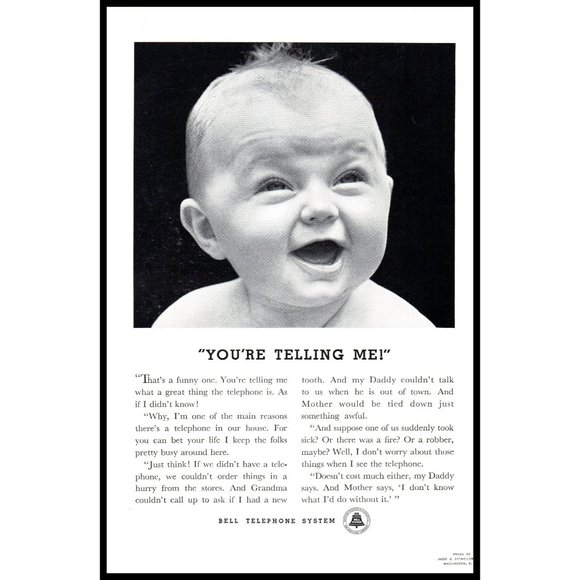 Bell telelphone | Art | 94 Bell Telephone System Vintage Print Ad ...